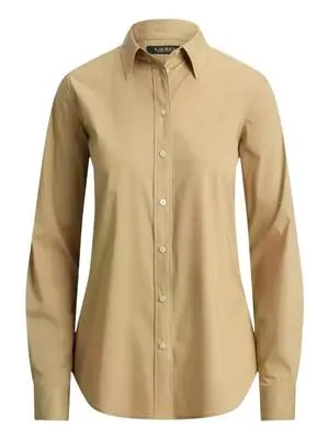 Ralph Lauren Embroidered Logo Plaque Shirt - Neutrals