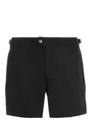 TOM FORD Buckle-fastening Swim Shorts - Black