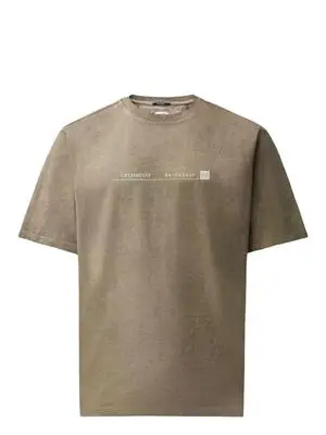 C.P. COMPANY Logo-print T-shirt - Brown