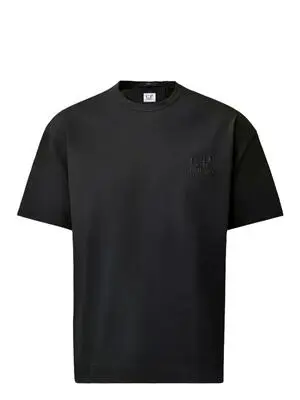 C.P. COMPANY 20/1 Jersey Short-sleeve Boxy T-shirt - Black