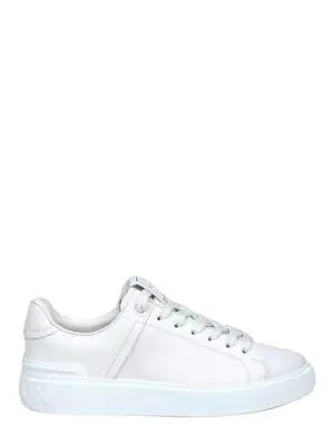 Balmain B-court Leather Sneakers - Neutrals