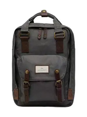 DOUGHNUT Macaroon Buckled Backpack - Grey