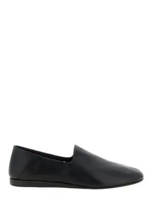 Jacquemus Les Pantoufles Leather Loafers - Black