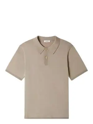 Sandro Short-sleeve Polo Shirt - Neutrals