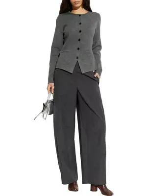SAMSOE SAMSOE Button-up Cardigan - Grey
