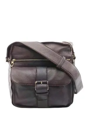 Bottega Veneta 2000s Buckle-strap Shoulder Bag - Brown