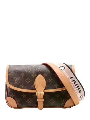 LOUIS VUITTON Monogram Diane Satchel - Brown