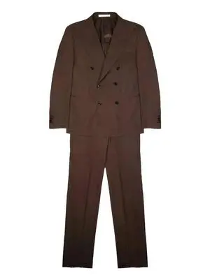 Tagliatore Double-breasted Two-piece Suit - Brown
