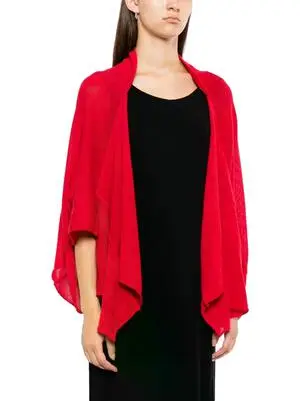 Yohji Yamamoto Draped Cardigan - Red