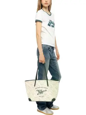Zadig&Voltaire Z Shopper Monogram Tennis Bag - Neutrals