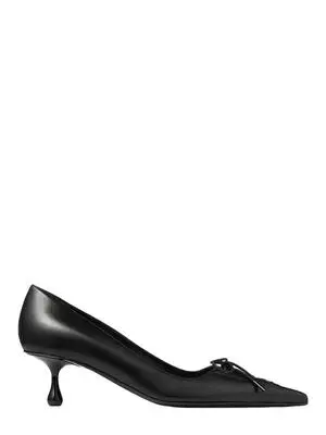 JIMMY CHOO Scarlett Lace-up Leather Pumps - Black