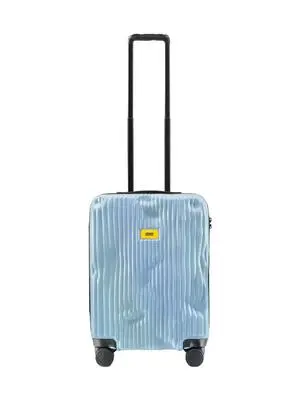 CRASH BAGGAGE Small Stripe Suitcase - Blue