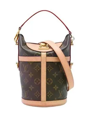 LOUIS VUITTON 2020 Monogram Duffle Bucket Bag - Brown
