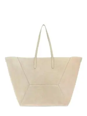 Brunello Cucinelli Suede Tote Bag - Neutrals