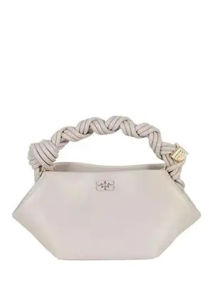 GANNI Braided-handle Tote Bag - Neutrals