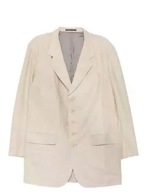 Yohji Yamamoto Single-breasted Blazer - Neutrals