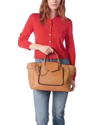 LANCEL Medium Thea Tote Bag - Neutrals
