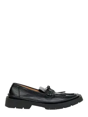 MAISON MARGIELA Level Fringed Leather Loafers - Black