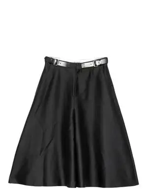 Dice Kayek Belted Wide-leg Culotte Trousers - Black