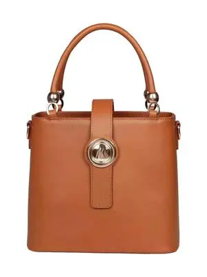 MARCO CASTELLI Marco Castelli Agape Leather Tote Bag Neutrals