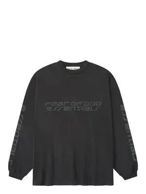 Fear Of God 90' Logo-print Long-sleeve T-shirt - Black