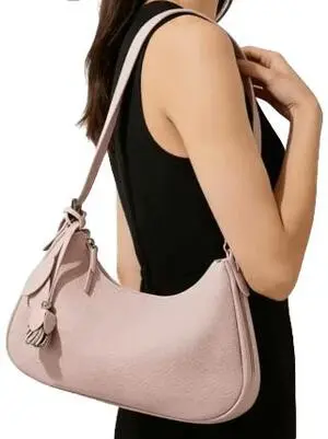 PRENELOVE Gaspé Genuine Leather Handbag - Brown