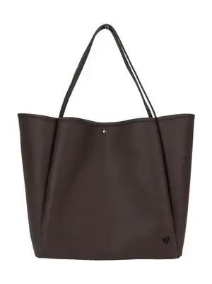 PRENELOVE Keele Oversized Vegan Leather Tote - Brown