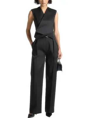 Manière De Voir Manier De Voir Julie Pleat Front Trousers - Black