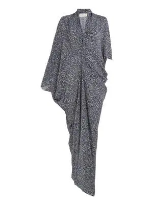 CORTANA Mayu Silk Caftan - Blue