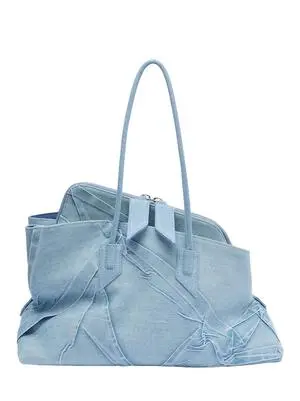 Attico La Passeggiata Denim Tote Bag - Blue