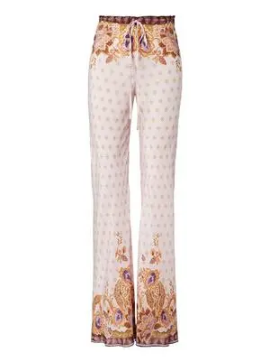 ALEXANDRA MIRO Maria Printed Straight Leg Pants - Multicoloured
