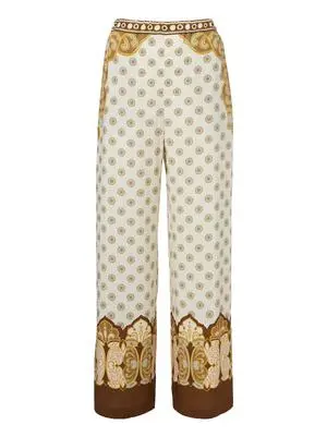 La DoubleJ Club Printed Wide-leg Pants - Multicoloured