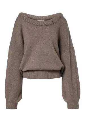 LISA YANG Doria Cashmere Sweater - Grey