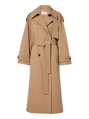 RÓHE Belted Cotton And Wool-blend Coat - Beige