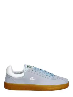 Lacoste Suede Logo-embroidered Sneakers - Blue