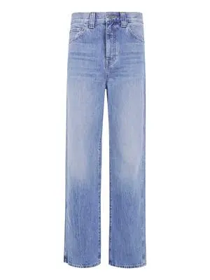 Khaite Bonnie Straight Leg Jeans - Blue