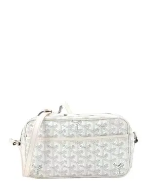 Goyard Cap Vert Bag Coated Canvas Crossbody Bag - White