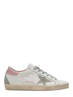 GOLDEN GOOSE Super-star Leather Sneakers - White