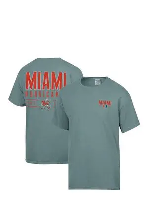 COMFORTWASH Miami Hurricanes Big Name T-shirt - Green