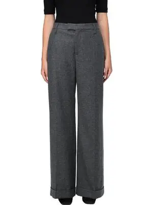 Brunello Cucinelli Wide-leg Palazzo Trousers In Virgin Wool And Cashmere - Grey