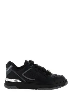 Versace Versace Lace-Up Sneakers Black