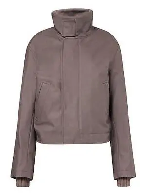 Victoria Beckham Cotton Bomber Jacket - Ore