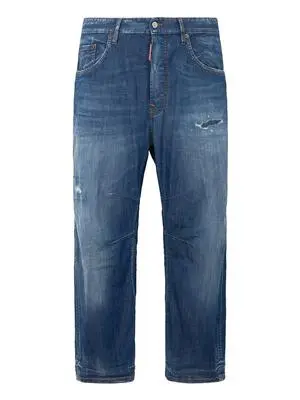 Dsquared2 Medium Wash Distressed Jeans - Blue