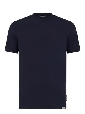 Dsquared2 Cotton Jersey Crewneck T-shirt - Blue