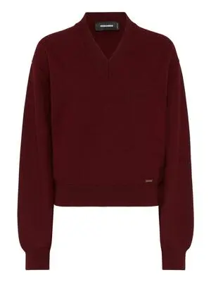 Dsquared2 V-neck Pullover - Black