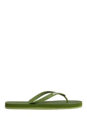 Dsquared2 Logo Flip Flops - Green