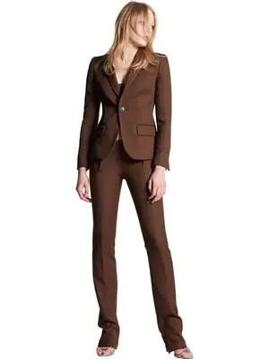 Dsquared2 Deana Side Open Pants - Brown