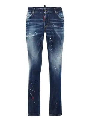 Dsquared2 Medium Wash Skinny Jeans - Blue