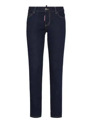 Dsquared2 Jennifer Jeans In Dark Rinse - Blue