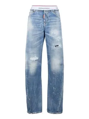 Dsquared2 Loose Twist Jeans - Blue